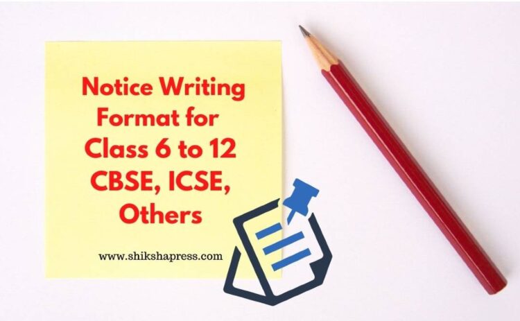 Notice Writing, Meaning, Definition, Types and Examples - Best ...