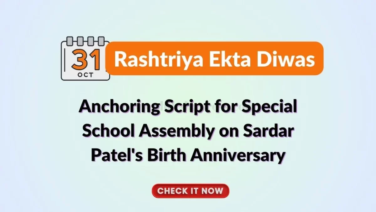 Anchoring Script for 26th January Republic Day